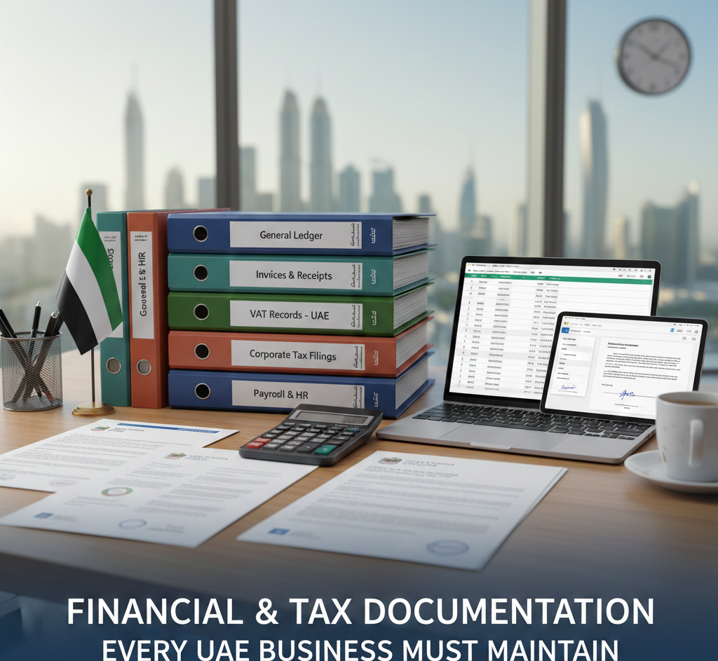 Financial & Tax Documentation Every UAE Business Must Maintain - ATB Legal