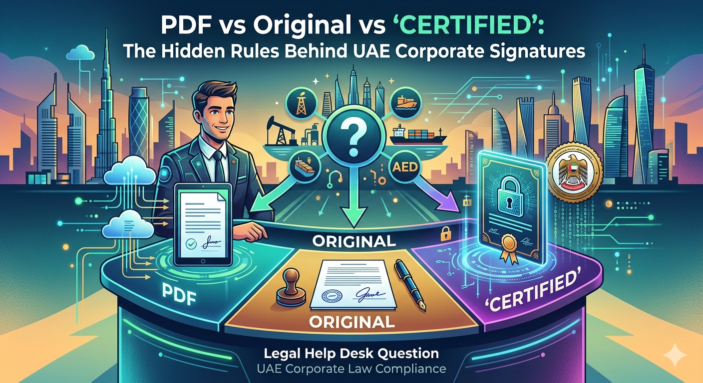 PDF vs Original vs ‘Certified’: The Hidden Rules Behind UAE Corporate ...